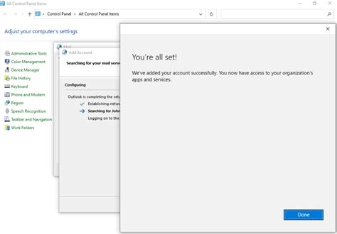 Outlook 20162019 Click To Run Adding Multiple Office 365 E Mail