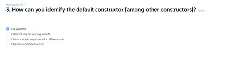 Solved Homework 18 3 How Can You Identify The Default