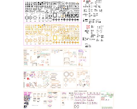 Sofa Set Cad Blocks Cadblocks Hub For Industrial Design