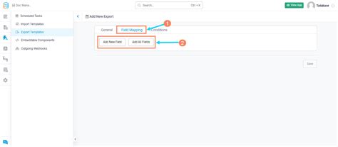 Export Templates Exporting