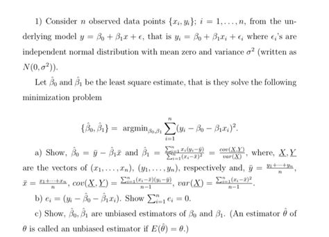 Solved Linear Regression I Already Saw Some