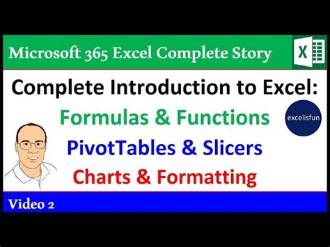 Free Video Excel Formulas And Functions Pivottables Slicers And Charts
