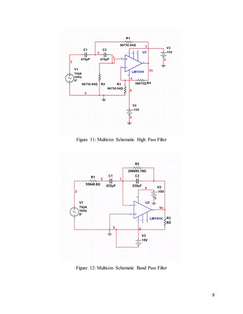Design Of Filter Circuits Using Matlab Multisim And Excel Docx