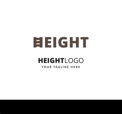 Height Logo Template 69641 TemplateMonster