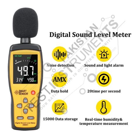 Handheld Sound Level Meter With Data Logging In Pakistan Test Instruments Pakistan