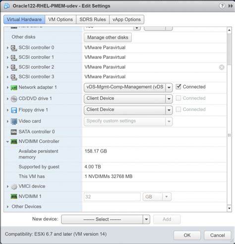 oracle and vsphere persistent memory pmem oracle instance recovery