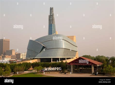 The Canadian Museum For Human Rights At Winnipeg In Manitoba Canada
