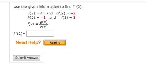 Solved Find F X And F C Function Value Of C Chegg