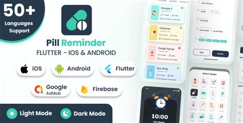 Pill Mode Pill Reminder Flutter Android And Ios Full App Light