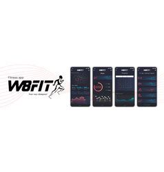 Different Ui Ux Gui Screens Fitness App And Flat Vector Image