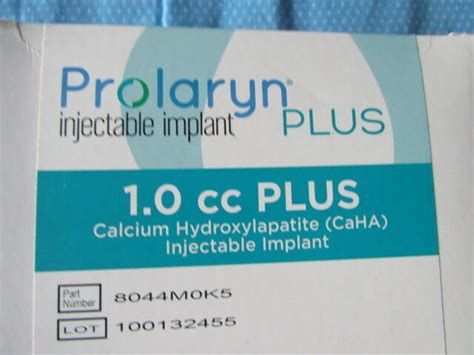 New Merz Ref 8044m0k5 Prolaryn Plus 1 0cc Plus Calcium Hydroxylapatite