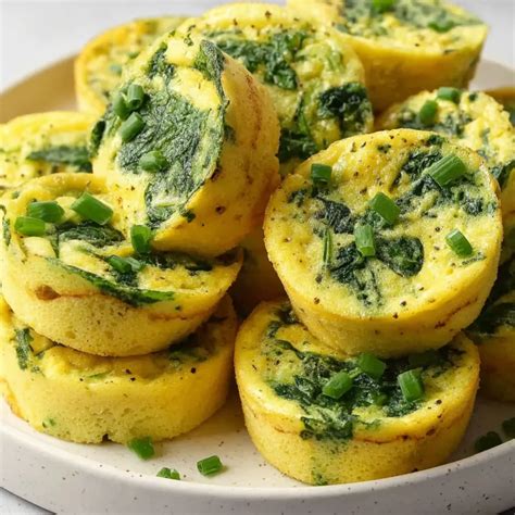 Fluffy Spinach Egg Bites With Gruyere Ioanacooks