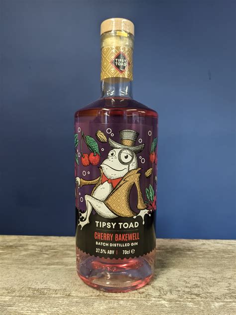 Tipsy Toad Cherry Bakewell Gin 37 5 70cl Northmenspirit