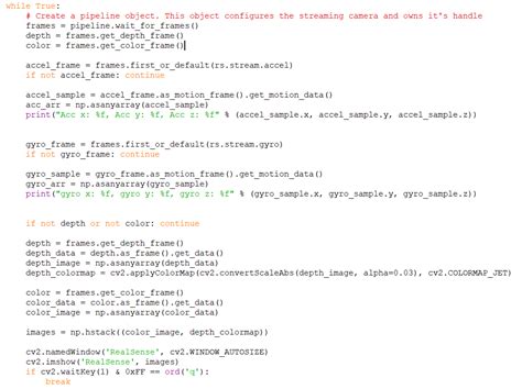 Streaming IMU And Image Data Issue 4386 IntelRealSense Librealsense GitHub
