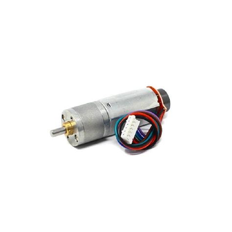 N V RPM Metal Gear Motor With Encoder D Type Shaft Buy Online At Low Price In India