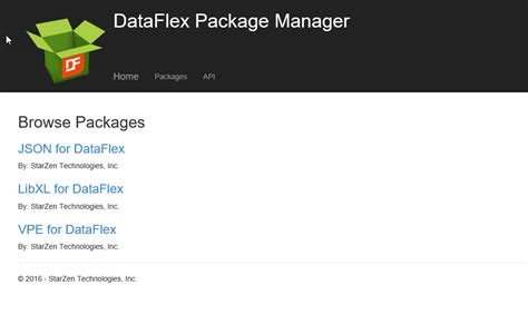Dataflex Package Manager Starzen Technologies Inc
