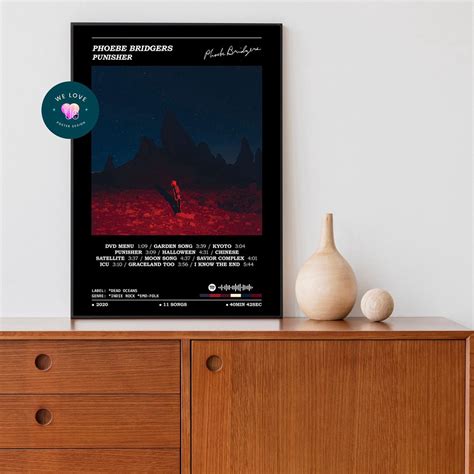 Phoebe Bridgers Punisher Album Poster