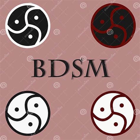 Bdsm Emblem Symbol Logo Sign Stock Illustration Illustration Of