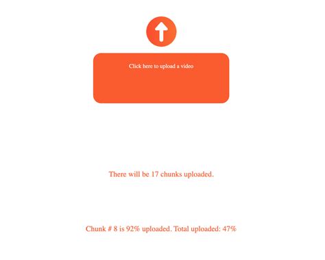 Uploading Large Files With Javascript