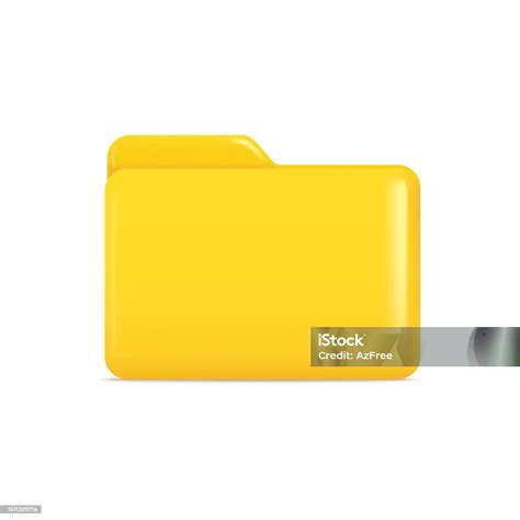 노란색 폴더 아이콘 파일 관리 데이터베이스 데이터 저장 개념입니다 벡터 경영자에 대한 스톡 벡터 아트 및 기타 이미지 경영자 원형 플라스틱 Istock