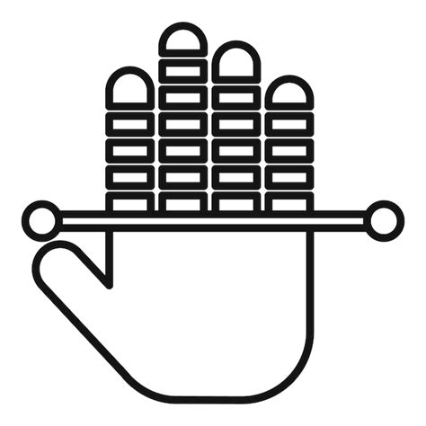 Premium Vector Fast Palm Scan Icon Outline Vector Board Code Id