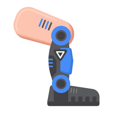 Bionic Leg Free Technology Icons