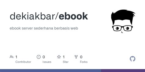GitHub Dekiakbar Ebook Ebook Server Sederhana Berbasis Web