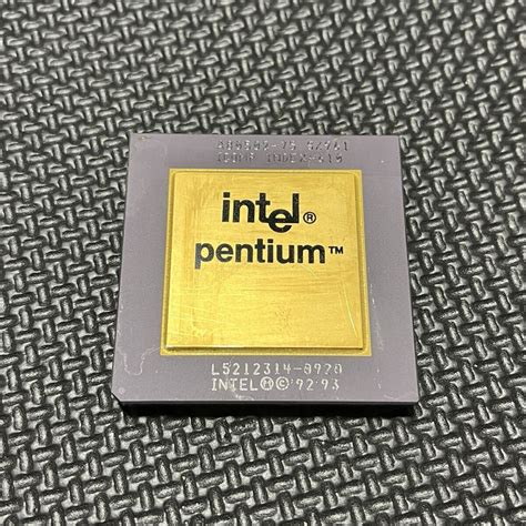 Intel Pentium A80502 75 Sx961 Pentium ｜売買されたオークション情報、yahooの商品情報をアーカイブ公開 オークファン（）