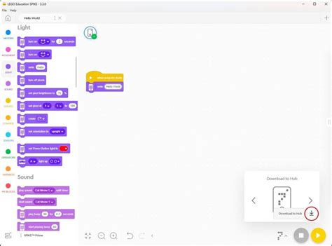 Spike Prime Tutorials Writing And Managing Programs