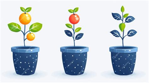 Premium Photo Plant Growth Stages Infographics Modern Illustrations
