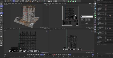 Construction Scene D Model In Buildings DExport