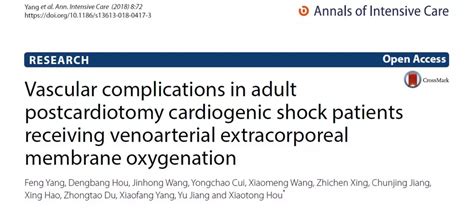 安贞ecmo经验发布——血管并发症 企业官网