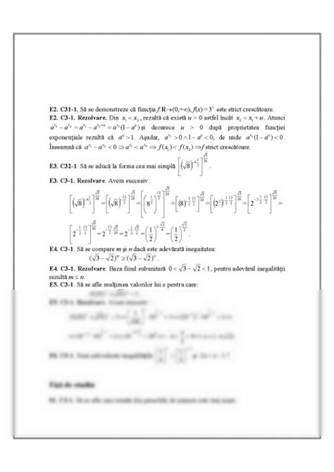Lecție Funcția Exponențială și Funcția Logaritmică 326376