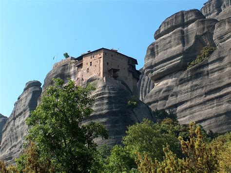 Agios Nikolaos Anapafsas Monastery Meteora History And Visitor Info