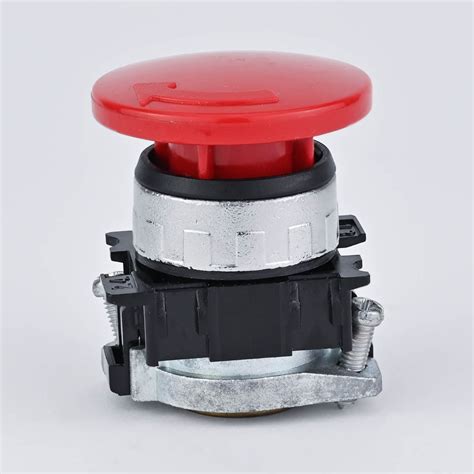 Pneumatic Push Button Actuator Only Red Lock Waircom Creative Automation