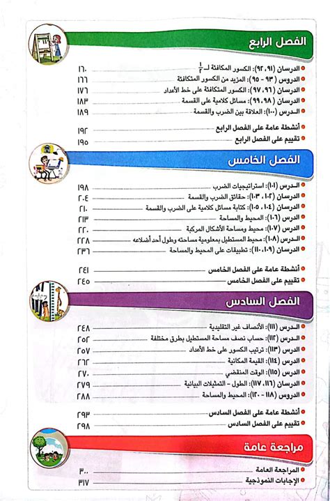 منهج الرياضيات الصف الثالث الابتدائي الترم الثاني 2023 منصة كتاتيب مصر