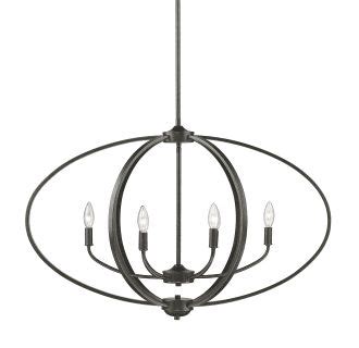View The Golden Lighting 3167 Lp Eb Colson 6 Light 34 12 Wide