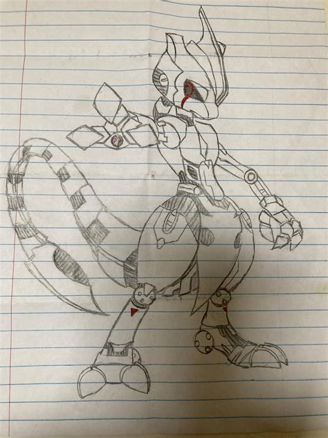 Mecha Mewtwo By Angelofweirdness On Deviantart