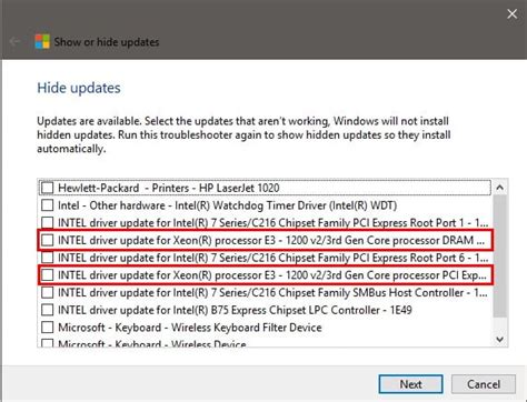 Updates Shown In Ms Hide Tool Not Getting Downloaded Windows 10 Forums