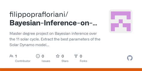 github filippoprafloriani bayesian inference on solar dynamo master