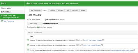 Atlassian Bamboo PowerShell Pester Integration