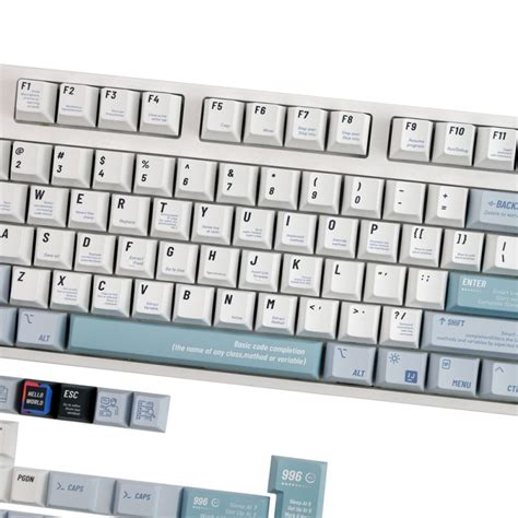 Programmer Coding Keycaps Set Computer White Keysium Programmer Coding Keycaps Set Computer White Keysium