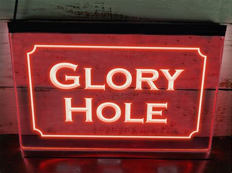 Glory Hole Led Neon Illuminated Sign Dope Neons