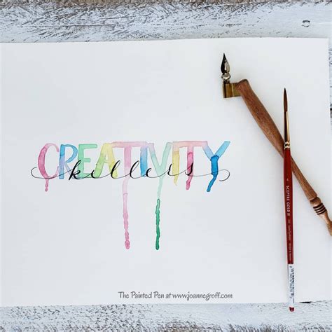 Creativity Killers Creative Mindfulness By The Painted Pen