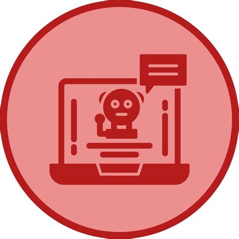 Chat Bot Vector Icon 20730707 Vector Art At Vecteezy