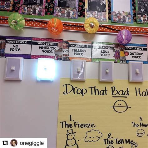 Manage Classroom Noise With Light Switches