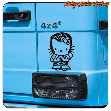 Pegatina Kitty Elvis Comprar Pegatinas