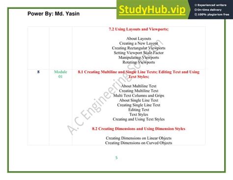 Autocad Course Outline Pdf