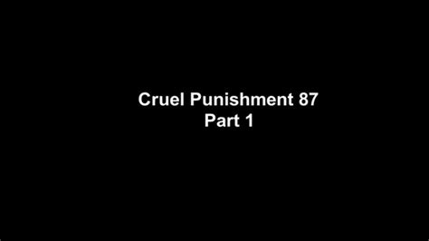 Cruel Punishment 87 Part 1 Depraved World Clips4sale