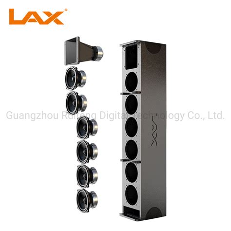 5 Inch 3 Way Bi Amp Compact Passive Beam Column Loudspeaker Column
